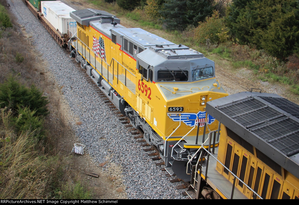 UP 6592 - Fresh Paint